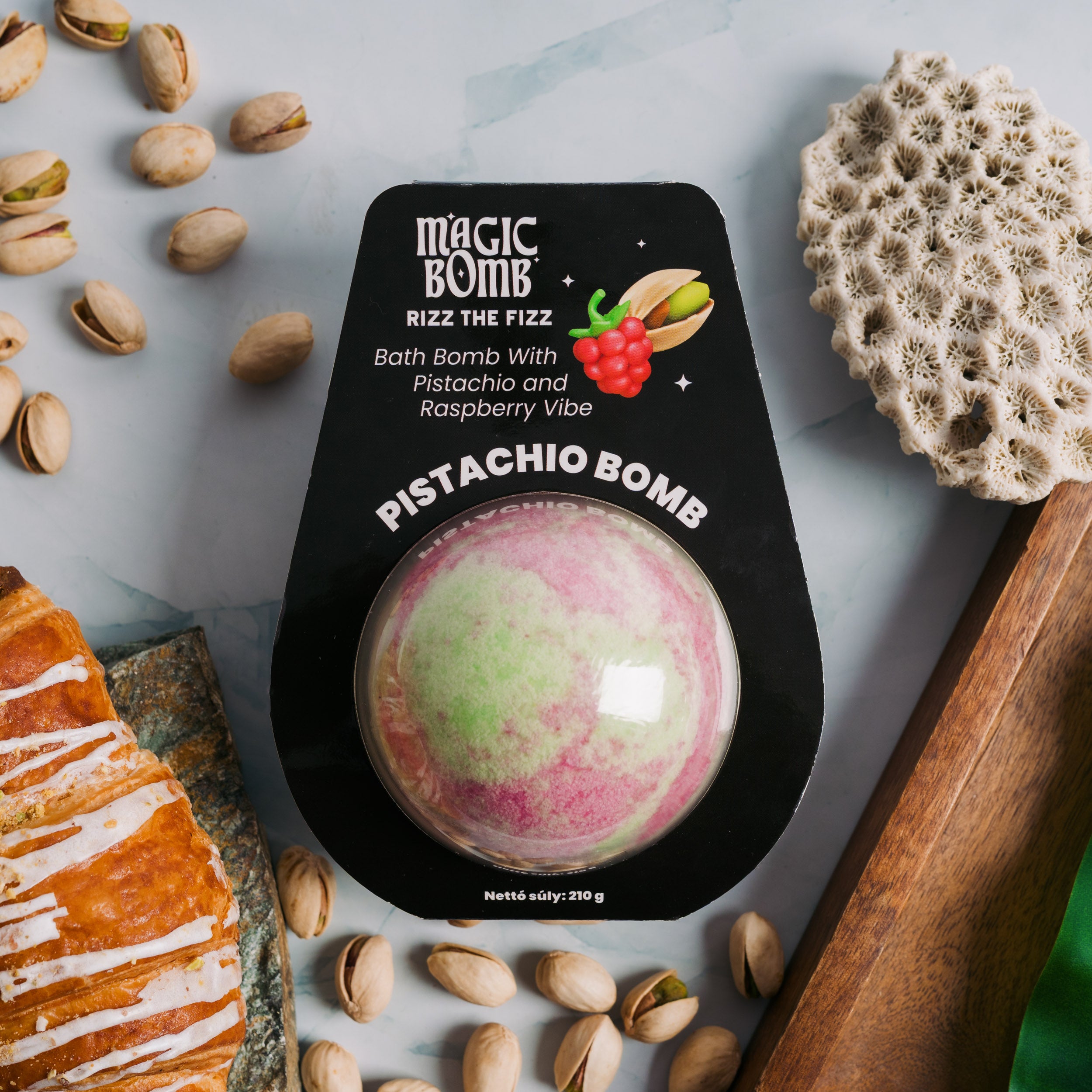Magic Bomb Pistachio-Raspberry Bomb fürdőbomba